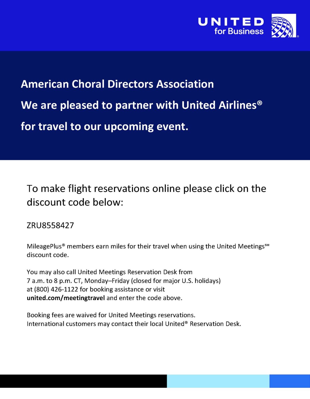 2026 ACDA Conference Travel Discounts and Information - American Choral ...